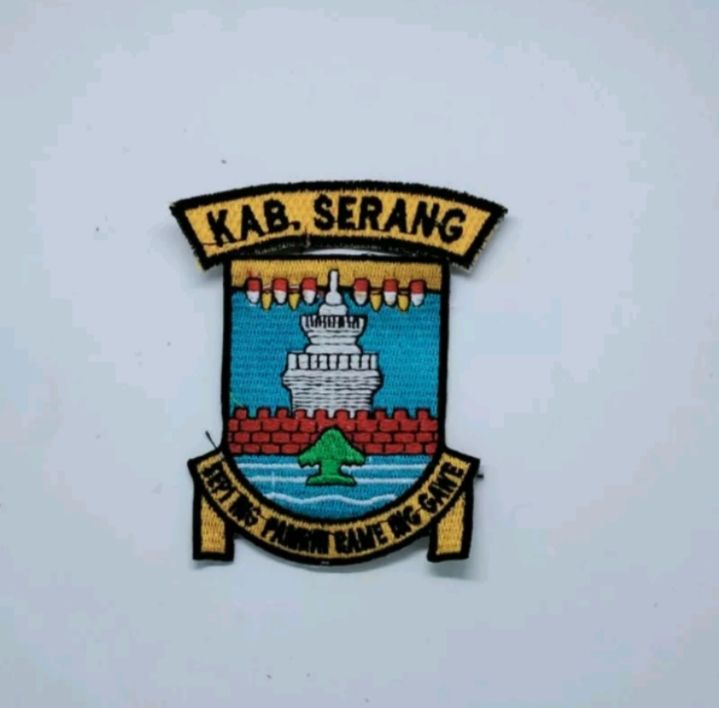 Logo bordir KABUPATEN SERANG | Lazada Indonesia