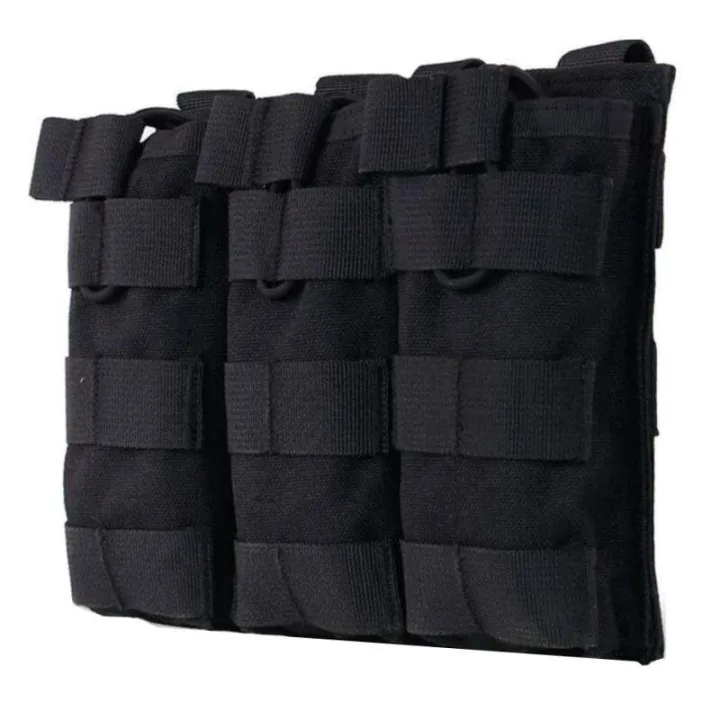 Tactical Vest Magazine Pouch MOLLE Three-Row M4AK Magazine Bag JPC ...