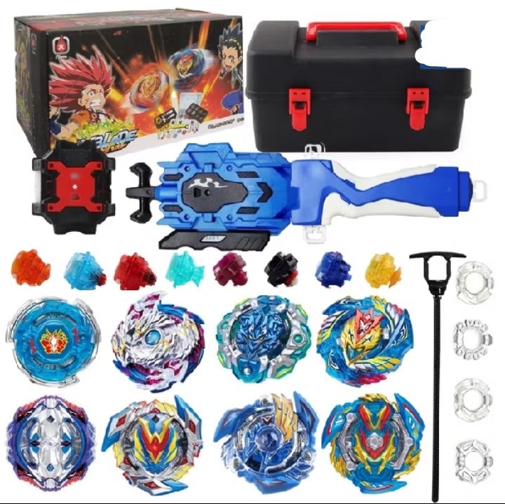 Toy Bagya - Gasing Beyblade Portable Box 8 In 1 Gasing Set/ Beyblade 1 ...