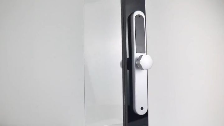 Slim Smart Lock for Sliding Glass Door Waterproof Keyless Smart Mortise ...