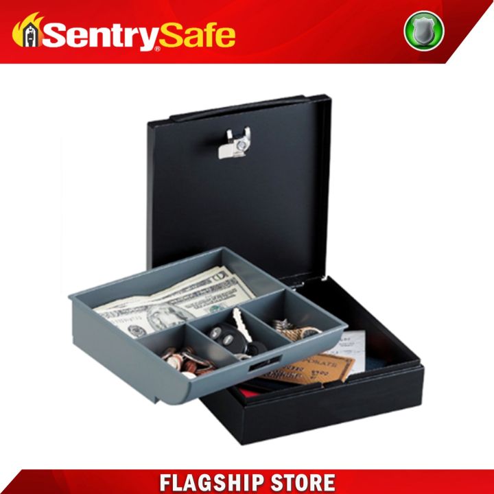 SENTRY SAFE DS-1 Security Protection Small 7-inch Drawer Cash Vault Box ...