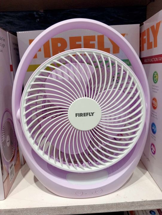 Rechargable Fan With Night Light Firefly Brand | Lazada PH
