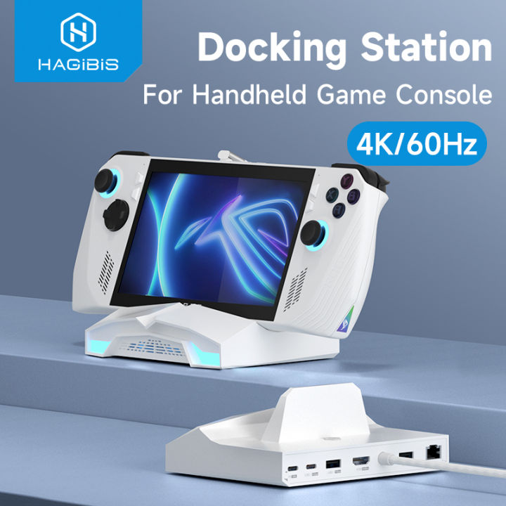 Hagibis ROG Ally/Steam Deck/Switch/OLED Dock 6 in 1 Universal Docking ...