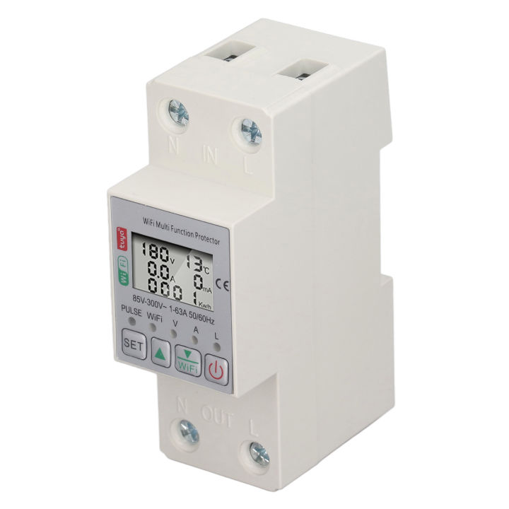 WiFi Smart Power Meter Switch for Energy Circuit Breaker Multi Function ...