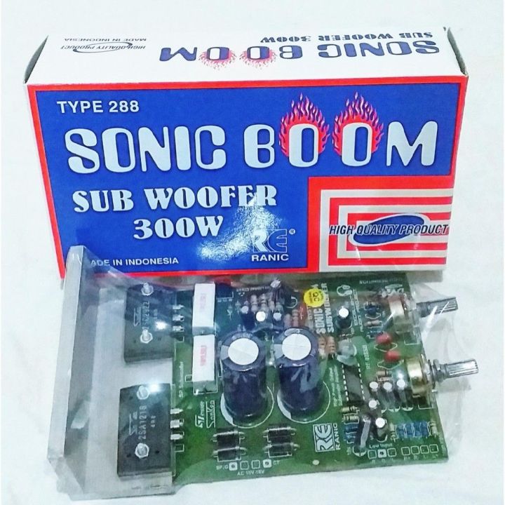 KIT AKTIF SUBWOOFER SONIC BOOM | Lazada Indonesia