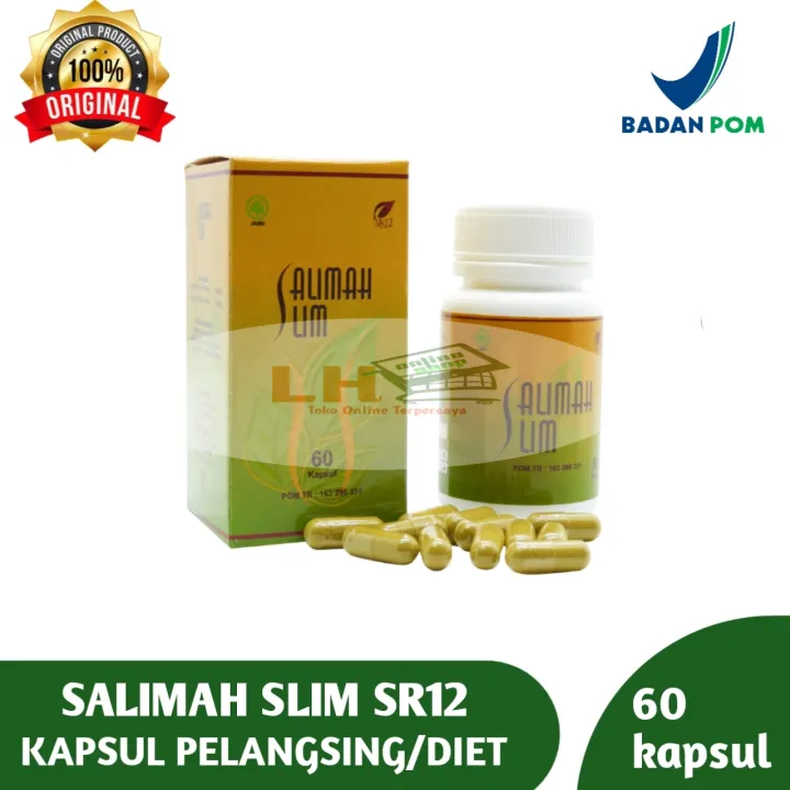 Salimah Slim SR12 Original Pelangsing Badan Obat Diet Herbal Penurun ...