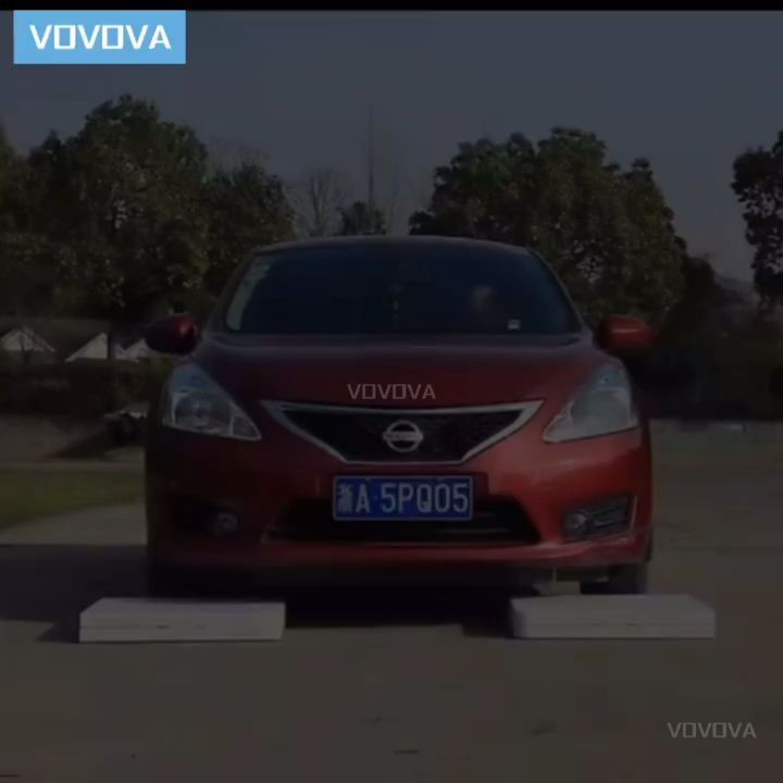 VOVOVA Heavy Duty Folding table 4ft 6ft White/brown Outdoor Dining ...