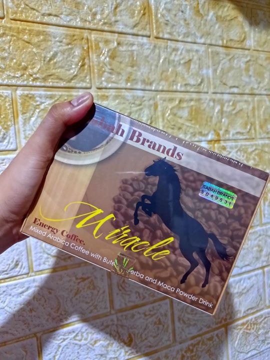 ORIGINAL SABAH MIRACLE COFFEE FOR MEN 20 PCS PER BOX | Lazada PH