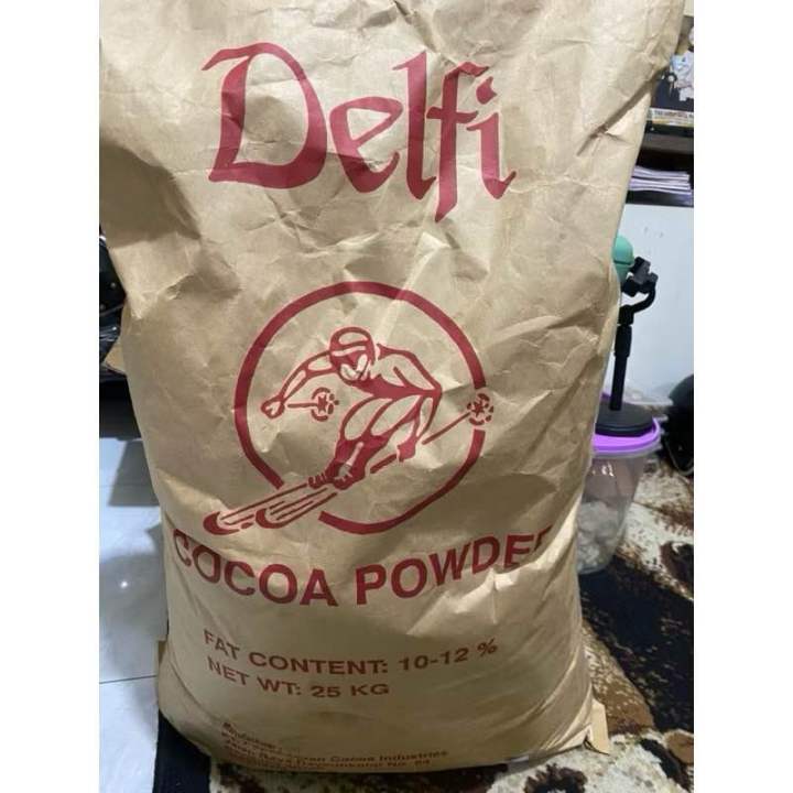 Coklat Bubuk Murni PAHIT Bungkus kemasan 1 kg DEFLI- untuk Minuman dan ...