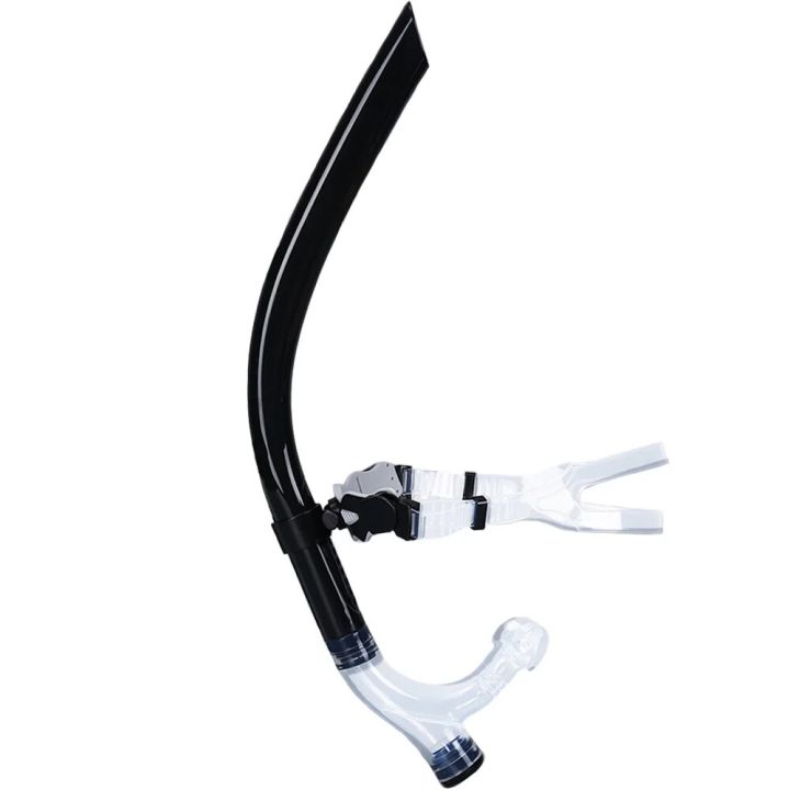 Swim Training Snorkel Center-Mount Front ComfortableMounted Silicone ...