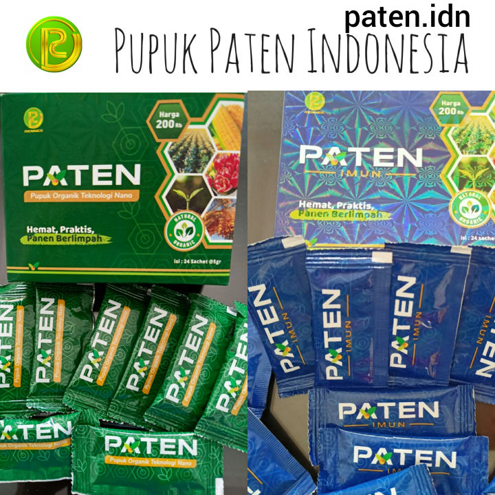 Paket PUPUK PATEN 1Box. (isi campur 12 sachet PUPUK PATEN +12 sachet ...
