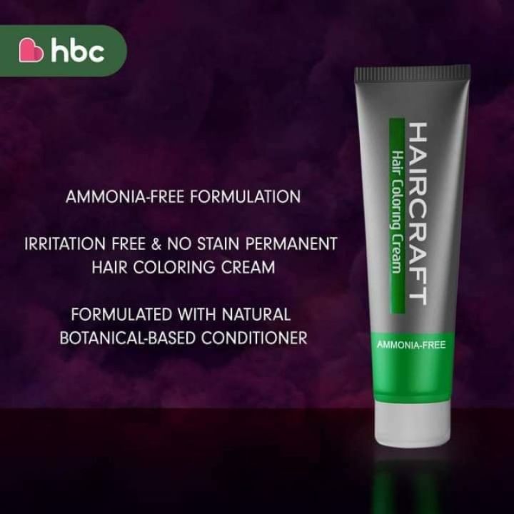 HBC ammonia-free Haircraft Hair Coloring Cream | Lazada PH