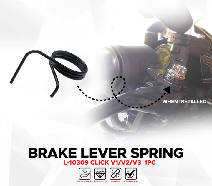 BRAKR LEVER RETURN SPRING (RIGHT SIDE) FOR HONDA CLICK V1, V2, V3 ...
