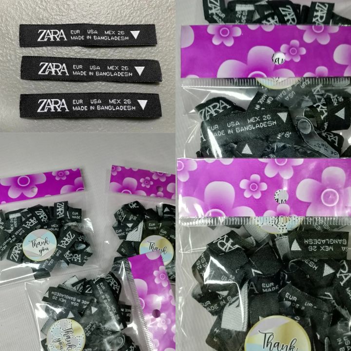 Etiketa Etiquette Clothing Label tags for Clothes 22PC'S In Set ...