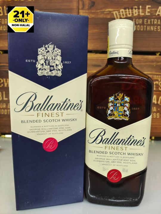 Ballantine's Finest Blended Scotch Whisky 750ml 💯 Original Ready Stock | Lazada
