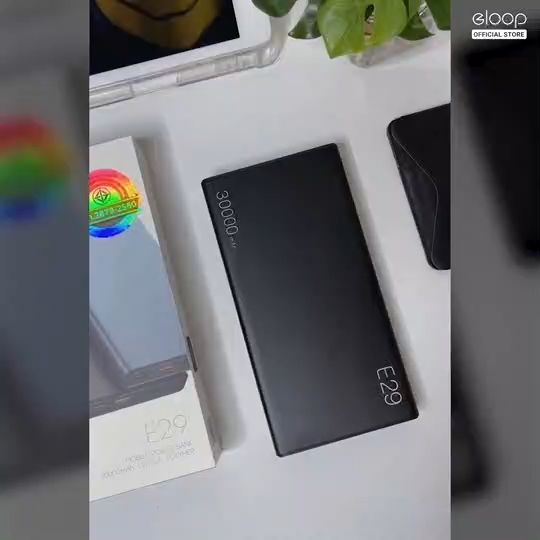 [แพ็คส่งเร็ว1วัน] Eloop E29 30000mAh / E37 22000mAh / E36 12000mAh แบตสำรอง QC3.0 PD 18W 20W ...