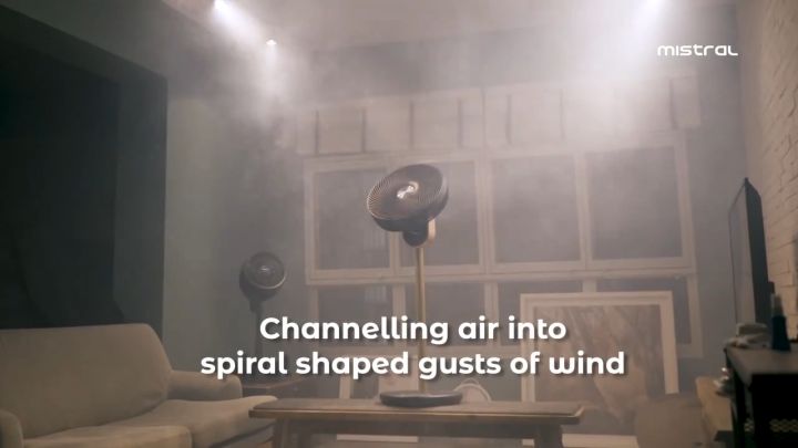 (8 Years Warranty) Mistral 12" High Velocity Stand Fan with Remote ...