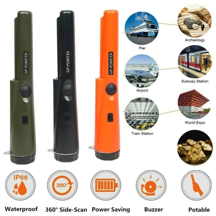 Handheld Metal Detector Metal Pinpointing Rod Detector GP-pointer Waterproof IP66 Metal Gold ...