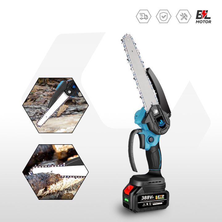 8 Inch Chain Saw Brushless Electric Saw Cordless Handheld Pruning Saw ...