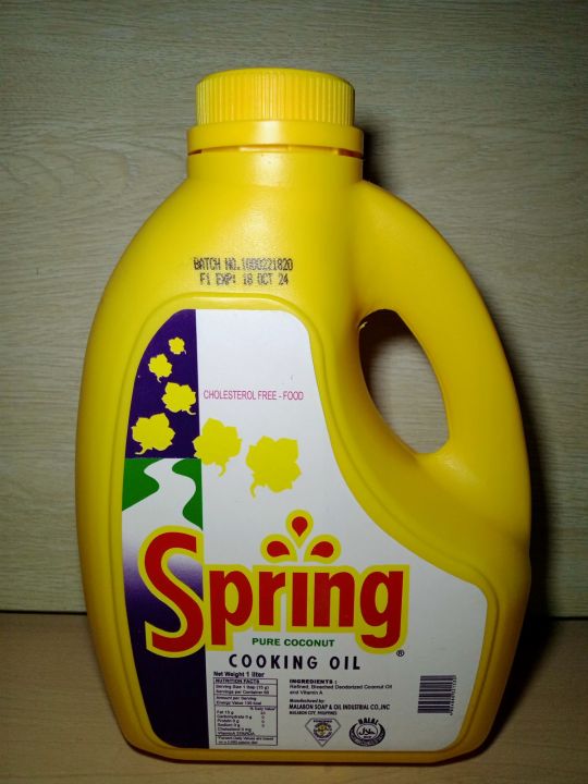 Spring Pure Coconut Cooking Oil 1 Liter | Lazada PH