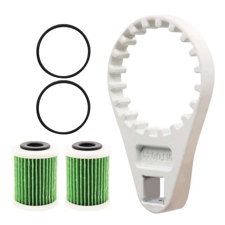 Fuel filter water separator wrench and 2 fuel filter elements with O ...