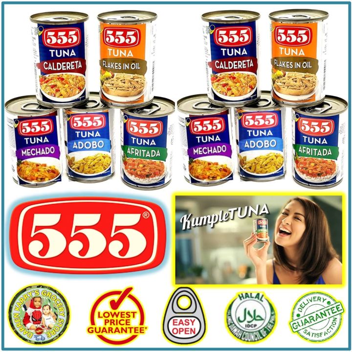 555 Tuna 5 Assorted Canned Goods. | Lazada PH