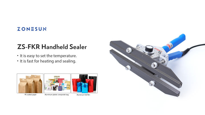 ZONESUN FKR200/300/400 Direct-heat Plier Portable Impulse Sealer ...