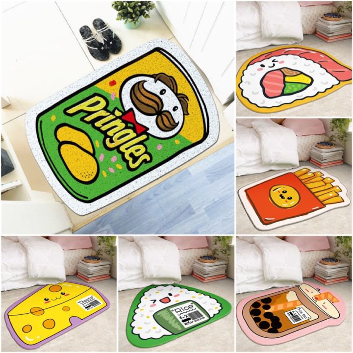 🔥Ready Stock🔥Cute Food Anti Slip Floor Mat Absorb Water Bathroom ...