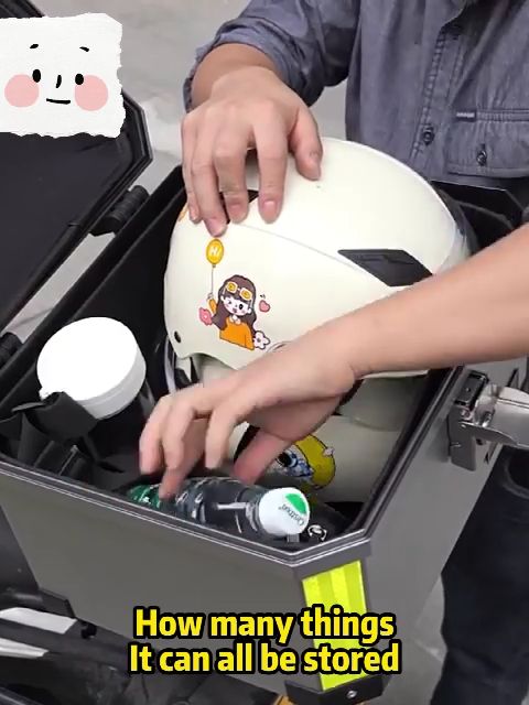 🏆20 years without damage🏆 Top box for motorcycle Alloy topbox 50 Liters ...