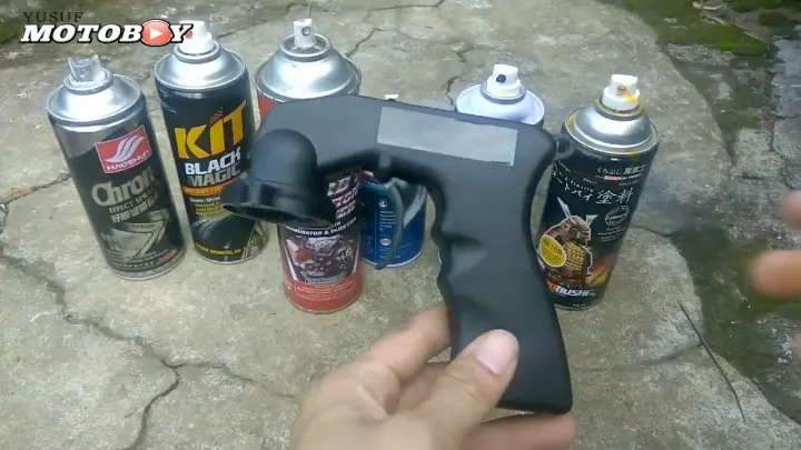 Alat Bantu Cat Semprot Spray Gun Adaptor / Adapter Handle Cat Pilok ...