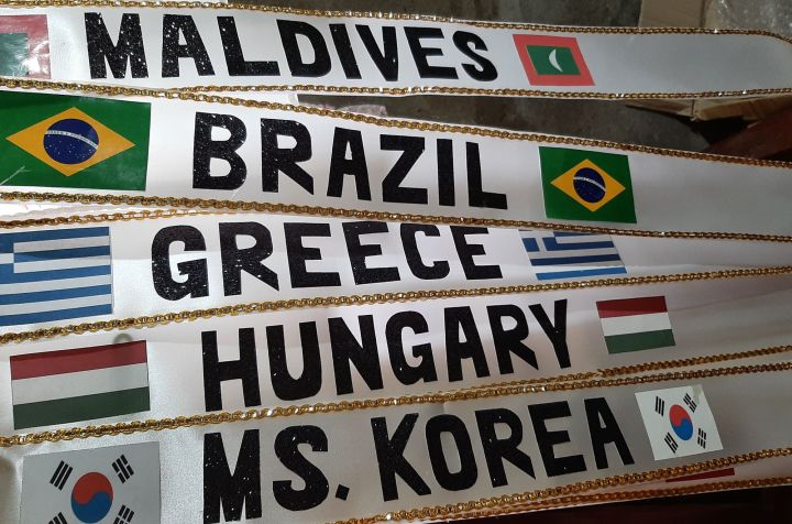 UNITED NATION- SASH of desired country, as per request by buyer. To be ...