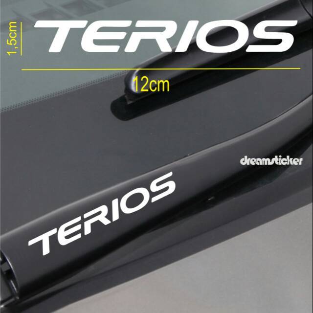stiker mobil wiper terios stiker mobil Terios sticker custom | Lazada ...