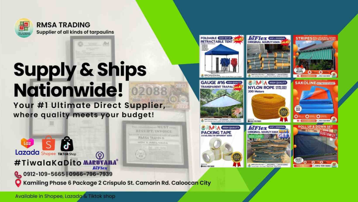 RMSA | 8x10FT "CUSTOMIZE" FINISHED SIZE ROLL UP & DOWN S200 MARUYAMA PG ...