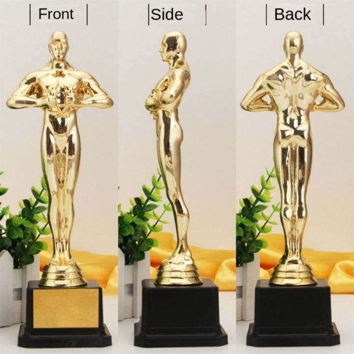Replica Oscar Trophy Awards 18cm 21cm 26cm Plastic Small Gold Statue ...