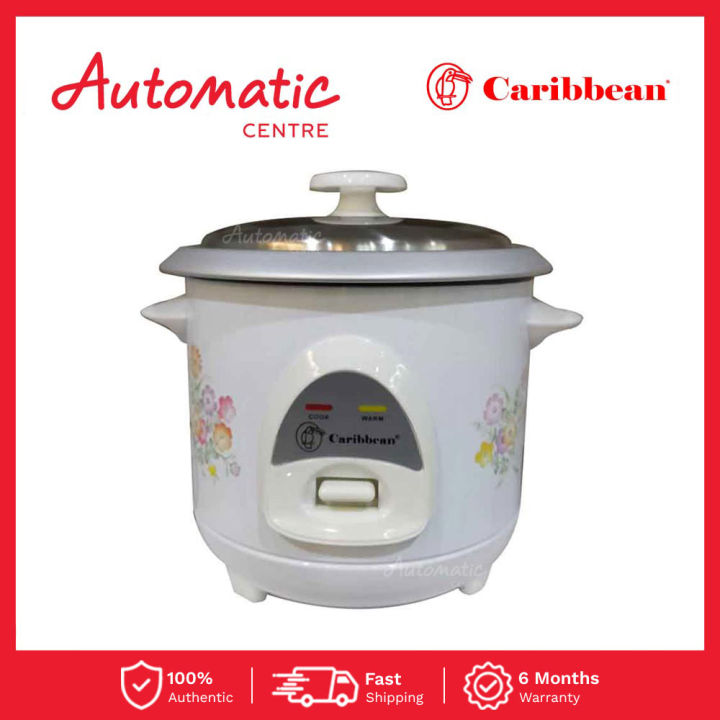 Caribbean CAR-0600 YF 0.6 Liters/3 Cups Rice Cooker with Automatic ...