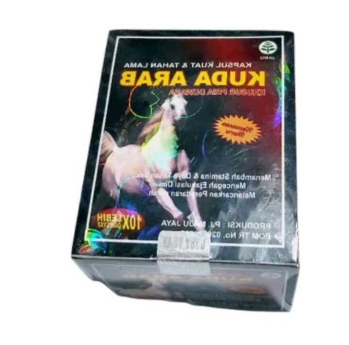 COD - 1 Box Kapsul KUDA ARAB Original // Kapsul Pria Tahan Lama | Lazada Indonesia