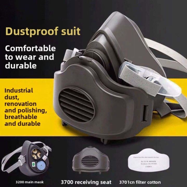 Factory Direct 3200 Pig-Nose Dust Mask Industrial Respirator for ...