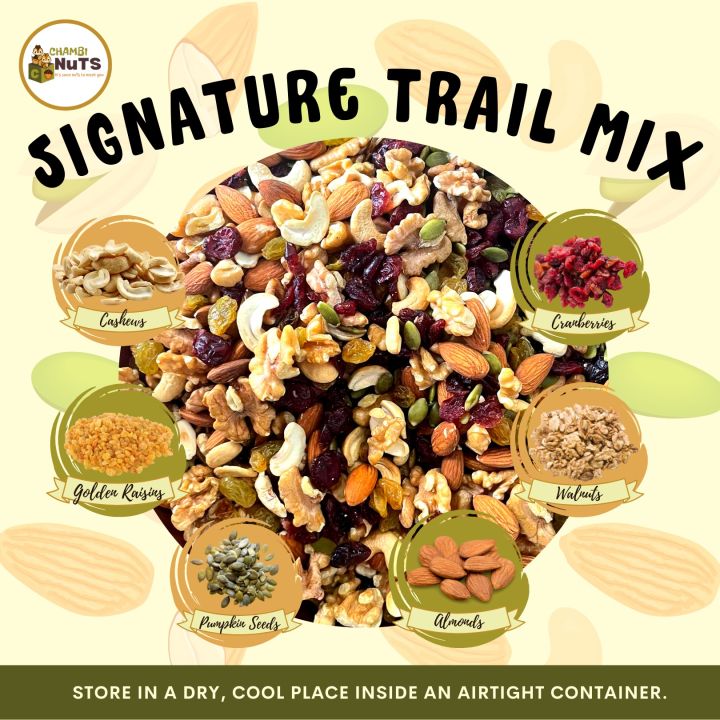 Signature Trail Mix (Roasted & Unsalted ) Available in 1KG|500G|250G ...
