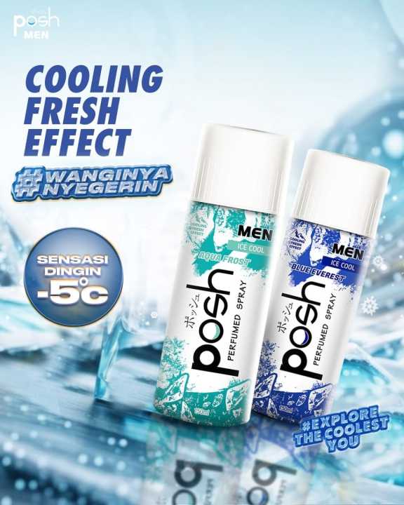 Posh Men Perfumed Spray 150ml Ice Cool Edition | Lazada Indonesia