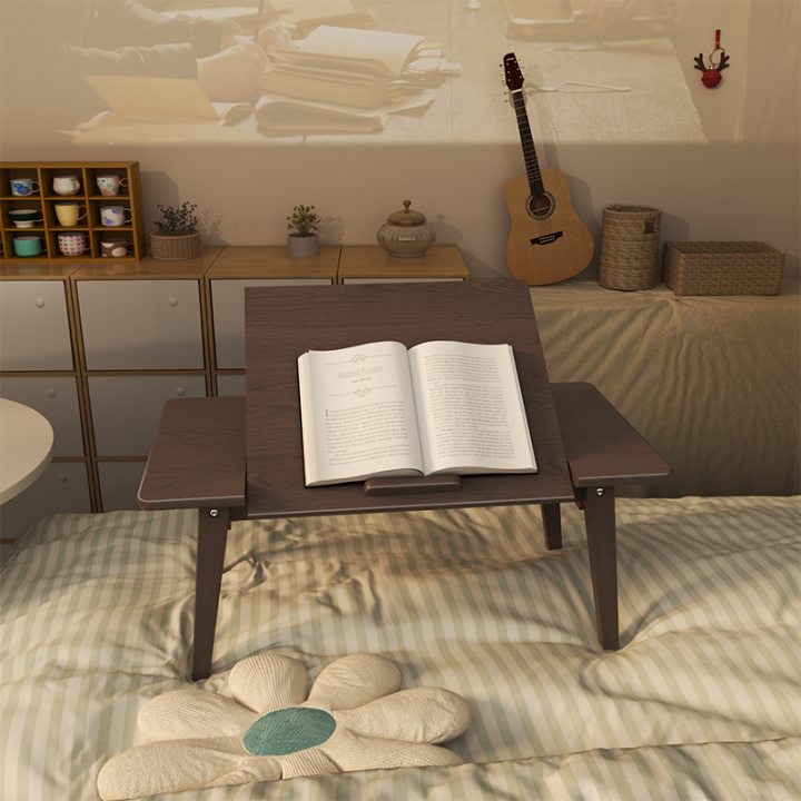 Bed Desk Solid Wood Computer Table Sub-Bedroom Lazy Table Writing Desk ...