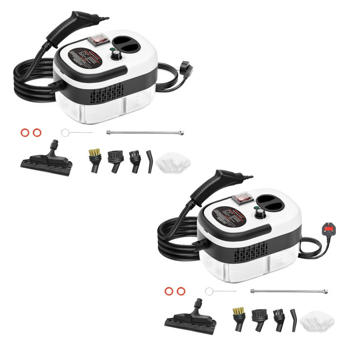 【Wiwind】2500W 220V Handheld Steam Cleaner with Brush Heads Pressurized ...
