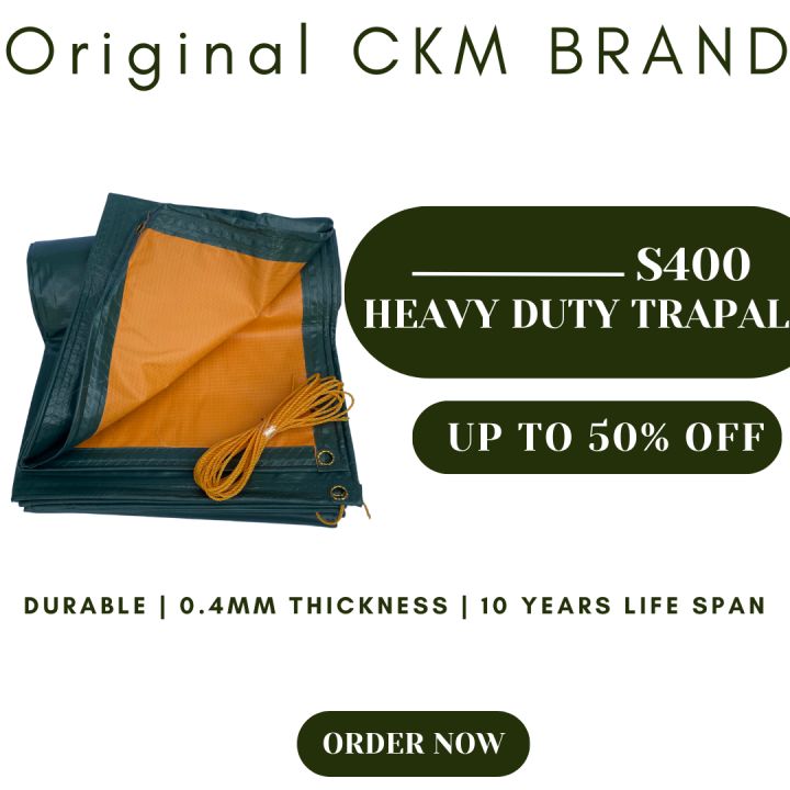 4x6ft Original S400 Lona, Trapal, Tarpaulin Waterproof for Heavy Duty ...