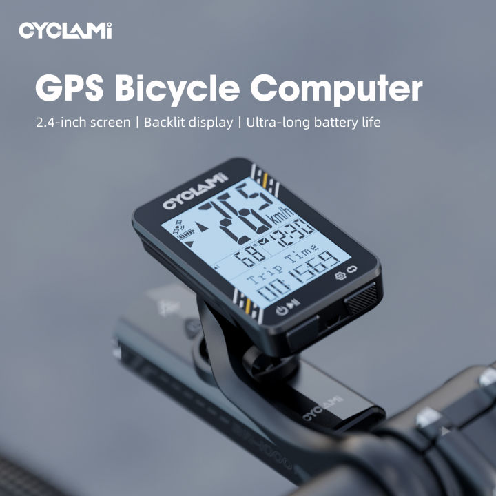 CYCLAMI BKV-310 Bike Computer Wireless GPS Speedometer Waterproof 2.4 ...