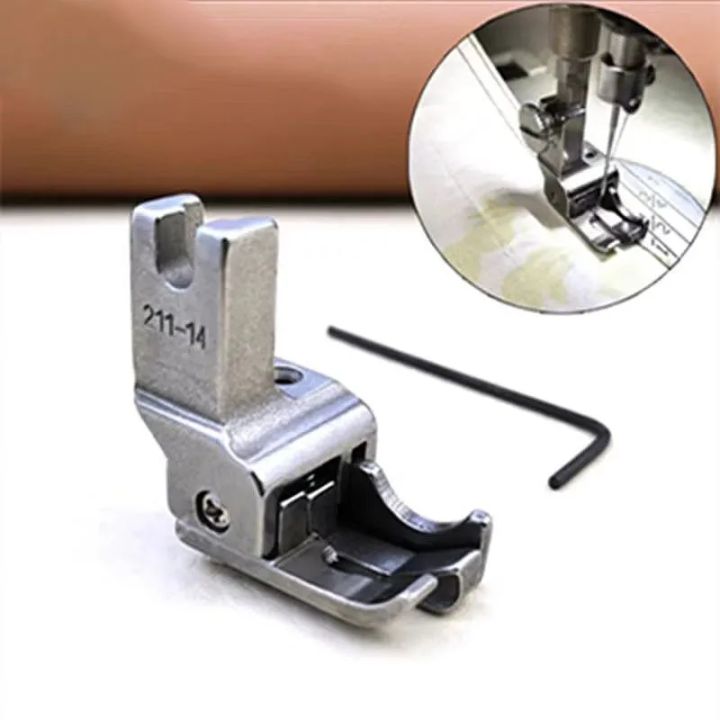 Dual Compensating Presser Foot With Strip Gauge For Make Pocket Open ...
