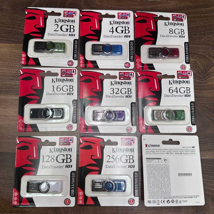 พร้อมส่ง🇹🇭Kingston USB Flash Drive 2GB 4GB 8GB 16GB 32GB 64GB 128GB ...