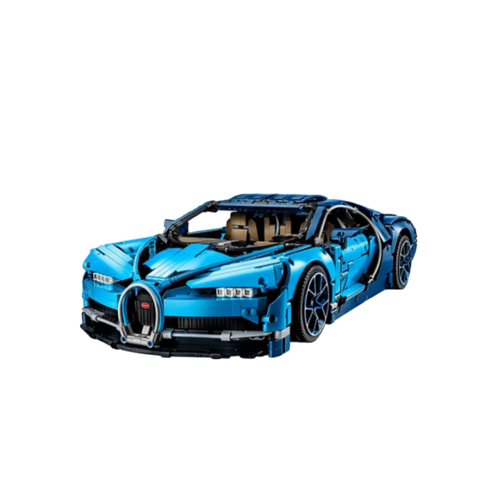Bugatti GRAND DRAGON Sports Car Building Blocks Large Assemble Toy ...