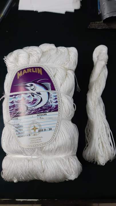 Benang nilon ECERAN MARLIN D30 ( warna PUTIH ) | Lazada Indonesia