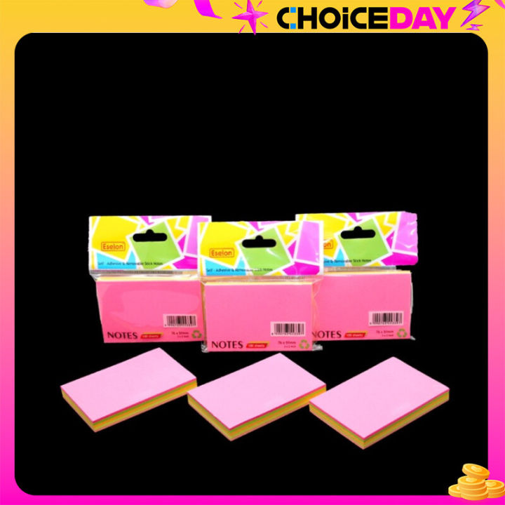 stick note / post it / kertas memo eselon warna warni uk 76x51mm ...