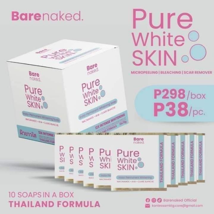 Pure White Skin Soap • Barenaked | Lazada PH