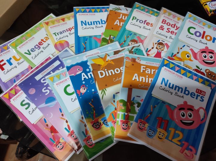 Coloring Booklet for Toddlers and Kids/ Children’s learning common ...